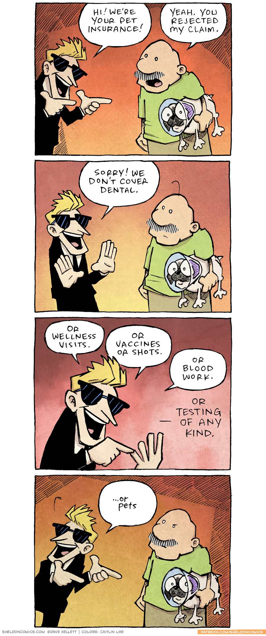 Pet Insurance - Sheldon® Comic Strip