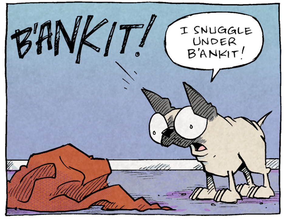 B'ankit Snug - Sheldon® Comic Strip