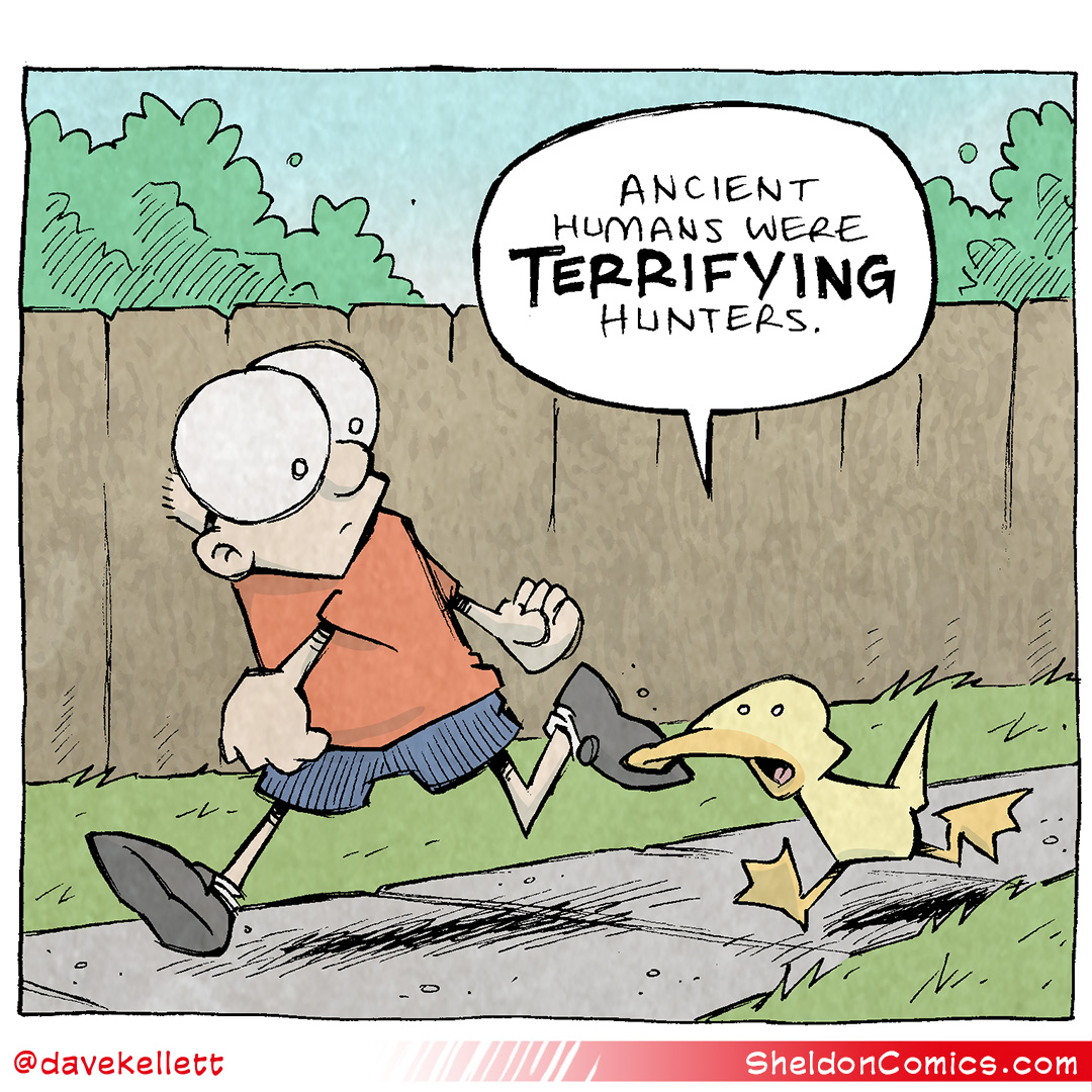 Terrifying Hunters - Sheldon® Comic Strip