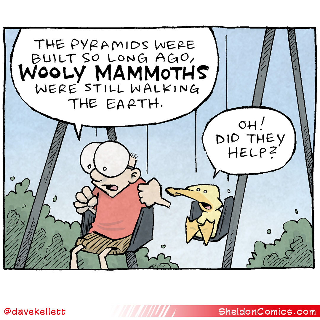 Wooly Mammoths?! - Sheldon® Comic Strip