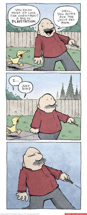 Jolly Fat Man - Sheldon® Comic Strip