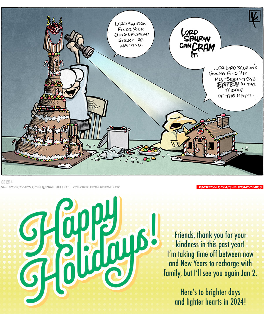 Holiday Re-Run: Sauron - Sheldon® Comic Strip