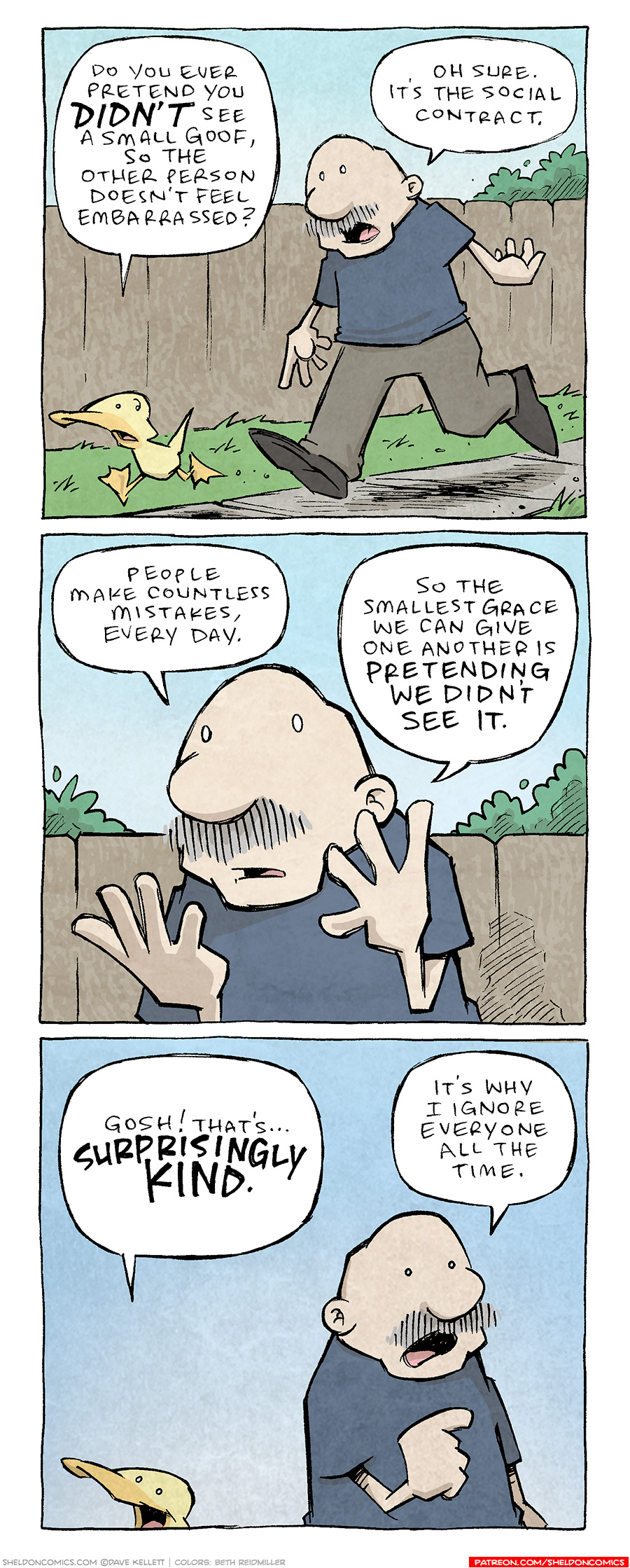 The Social Contract - Sheldon® Comic Strip