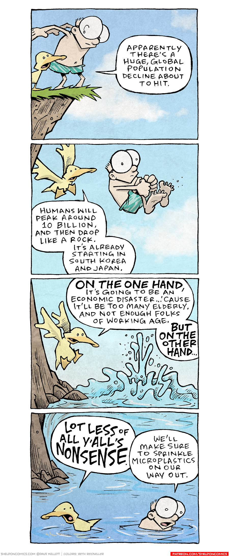 Global Population - Sheldon® Comic Strip