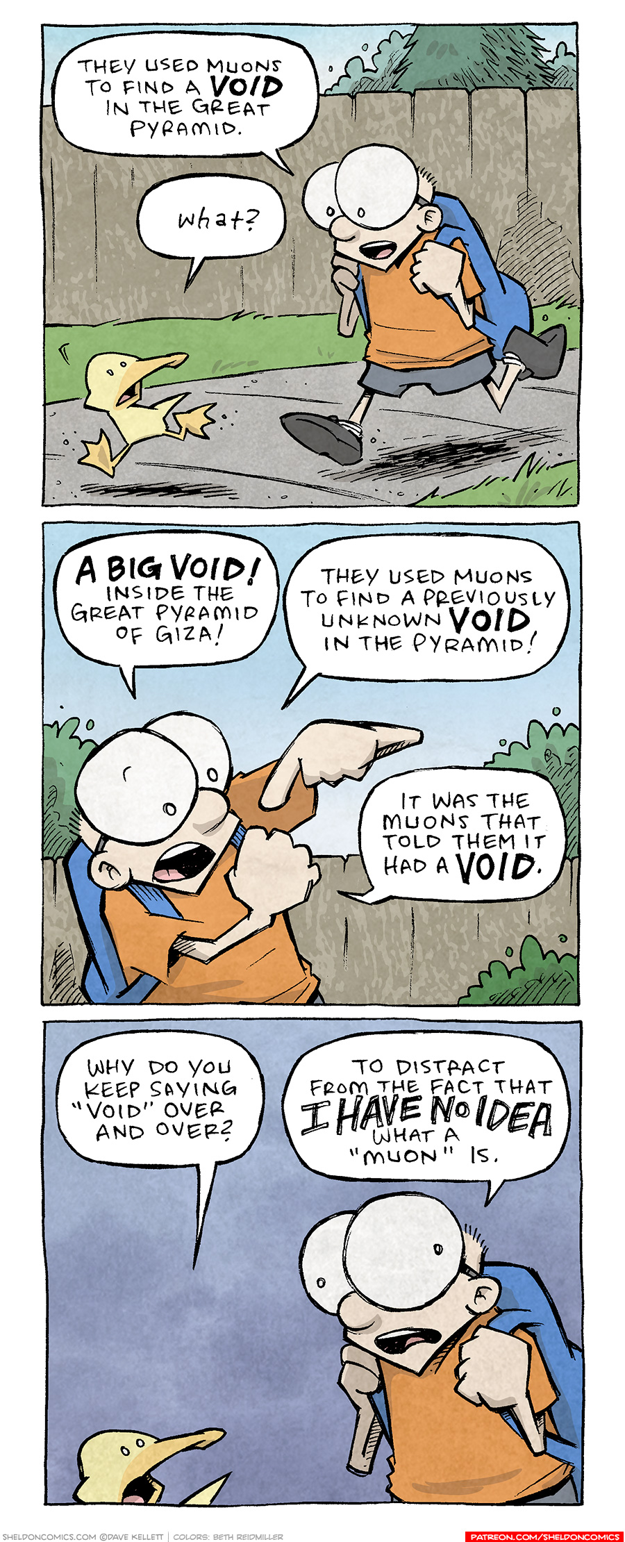 The Void! - Sheldon® Comic Strip
