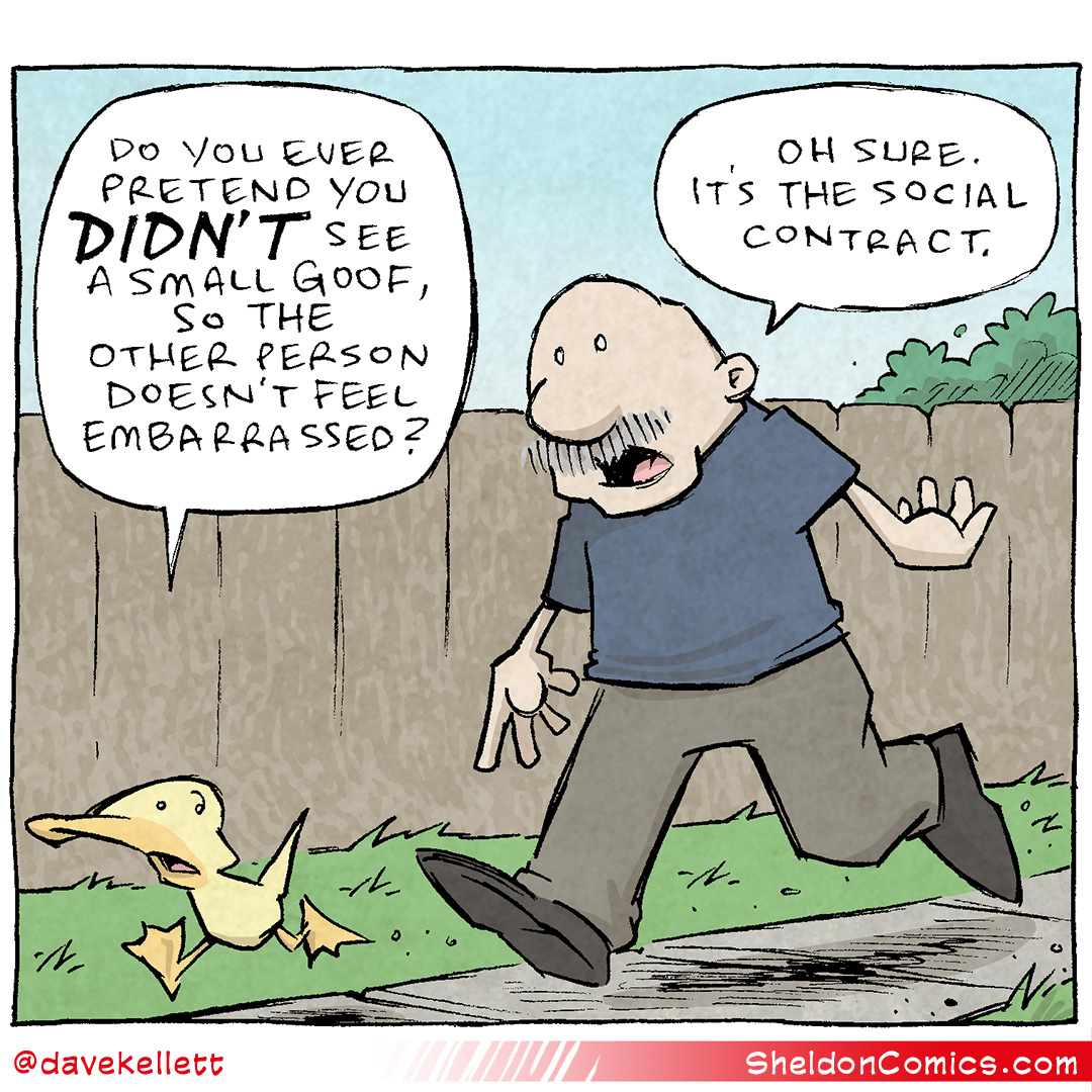 The Social Contract - Sheldon® Comic Strip