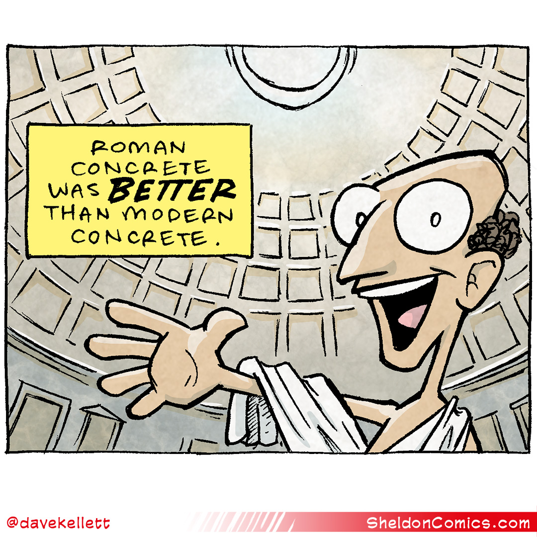 Roman Concrete - Sheldon® Comic Strip