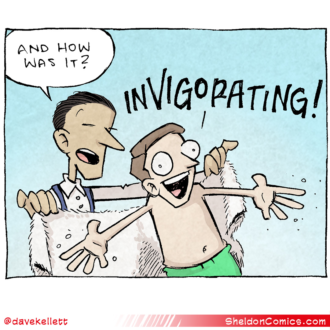 Invigorating! - Sheldon® Comic Strip