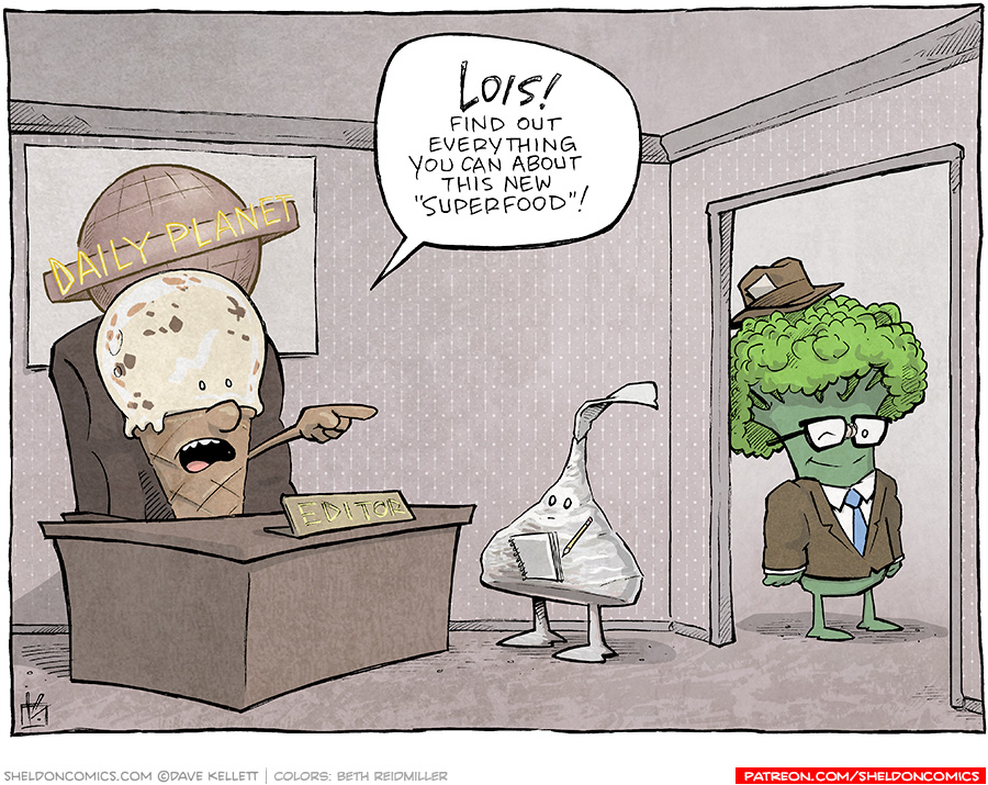 Superfood - Sheldon® Comic Strip