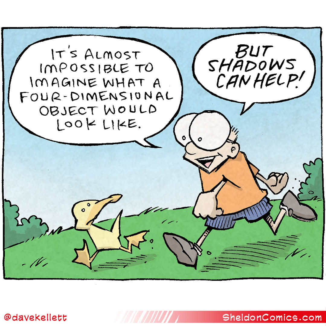 Fourth Dimension - Sheldon® Comic Strip