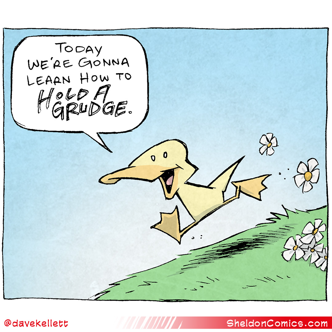 Holding a Grudge - Sheldon® Comic Strip