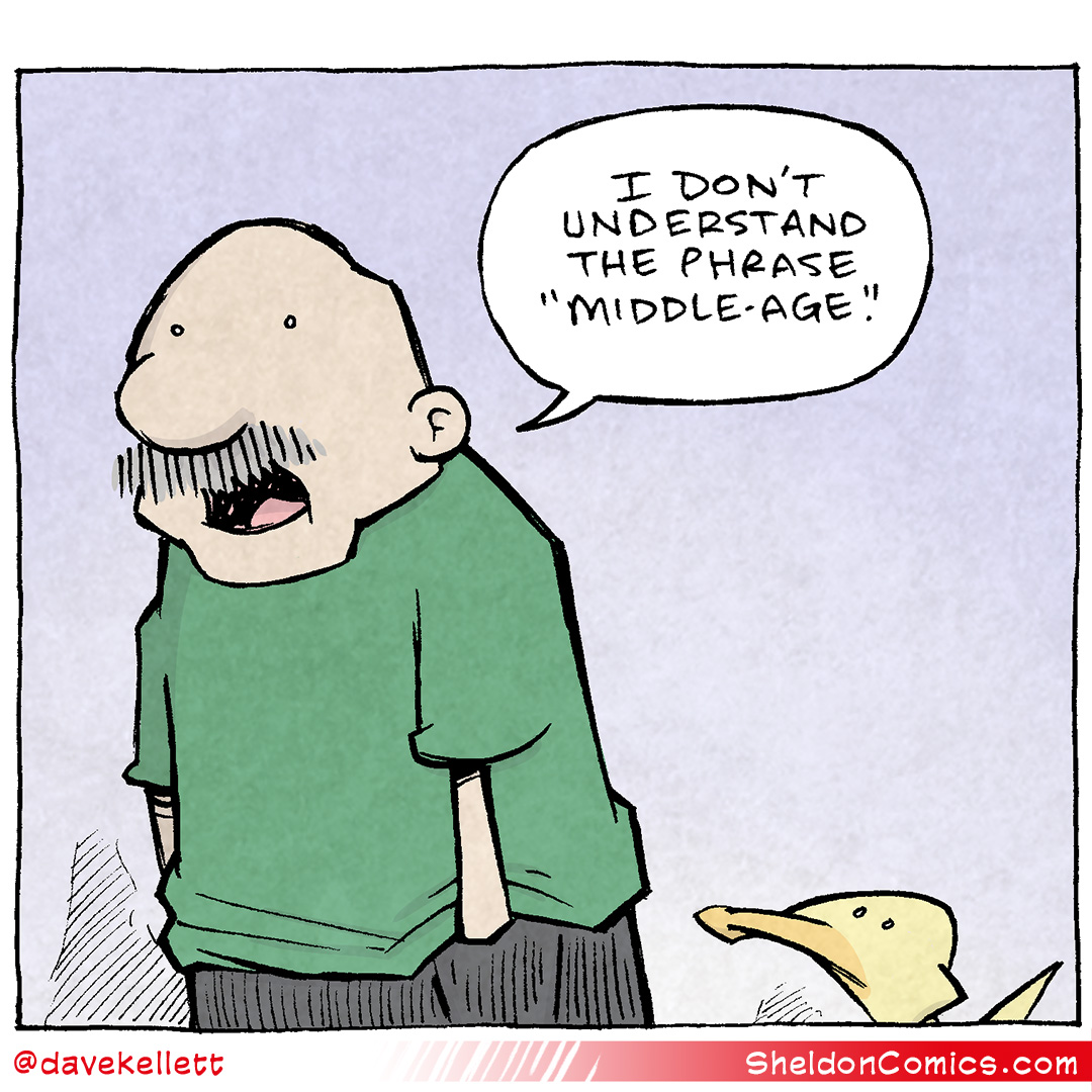 Middle-Age - Sheldon® Comic Strip