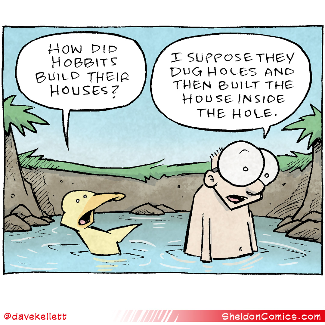 Hobbit Holes - Sheldon® Comic Strip
