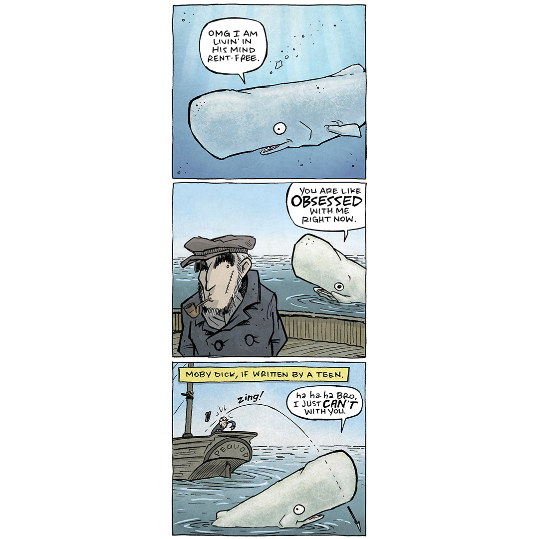 Moby Dick - Sheldon® Comic Strip