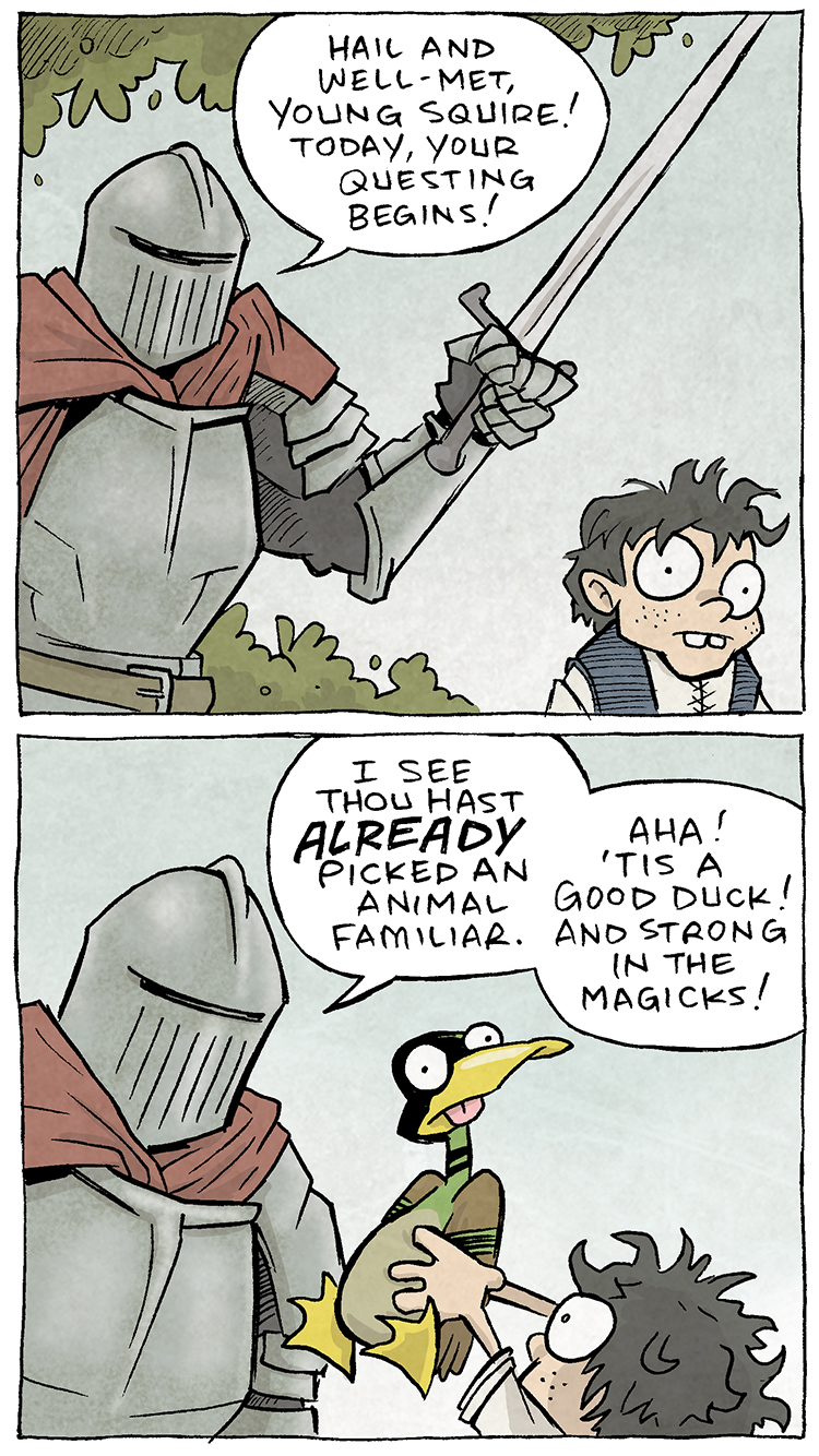 Hail and Well Met - Sheldon® Comic Strip