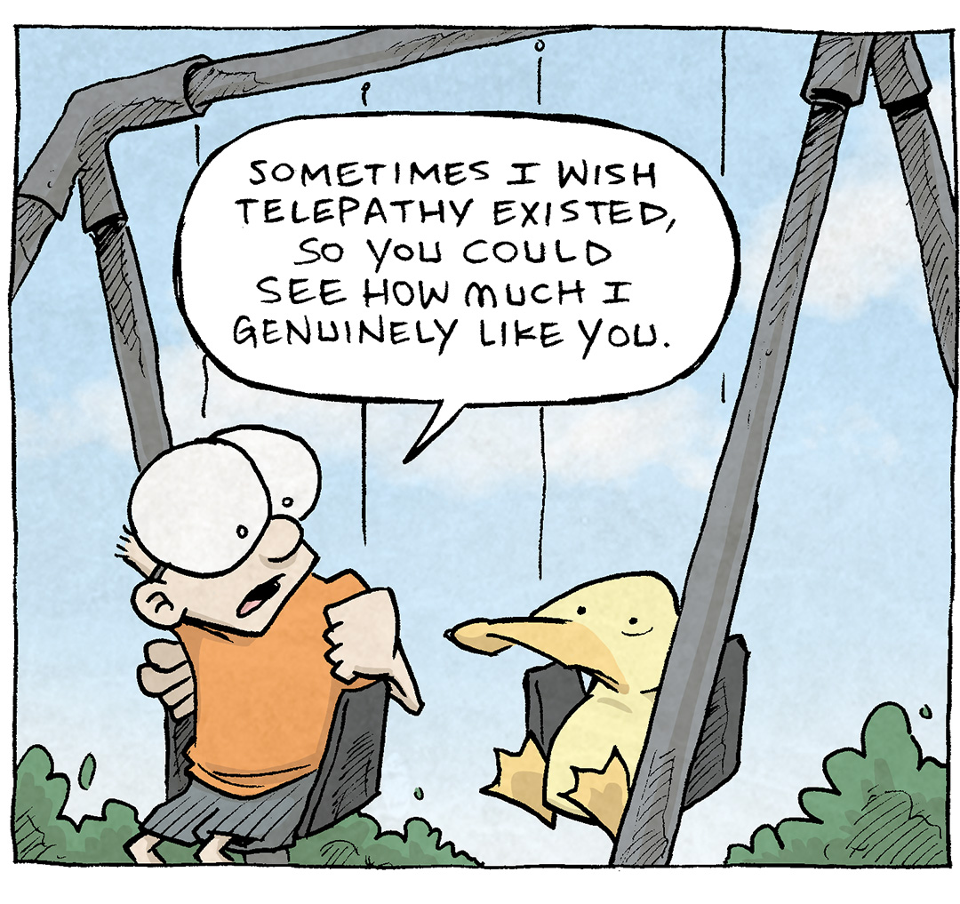 Telepathy - Sheldon® Comic Strip