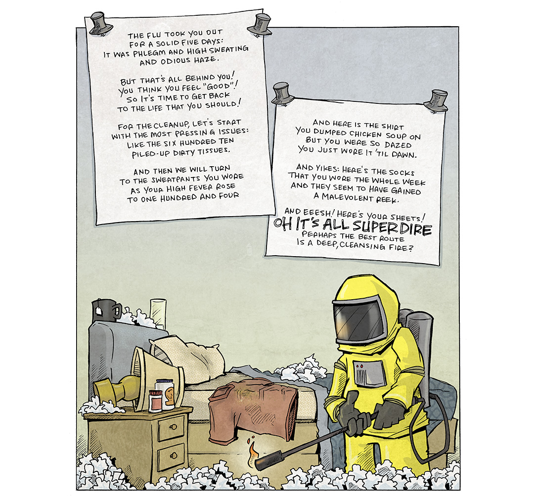 The Flu - Sheldon® Comic Strip