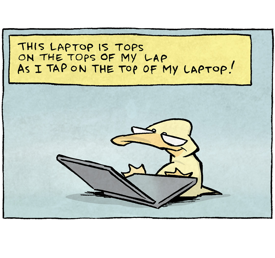 Laptop - Sheldon® Comic Strip