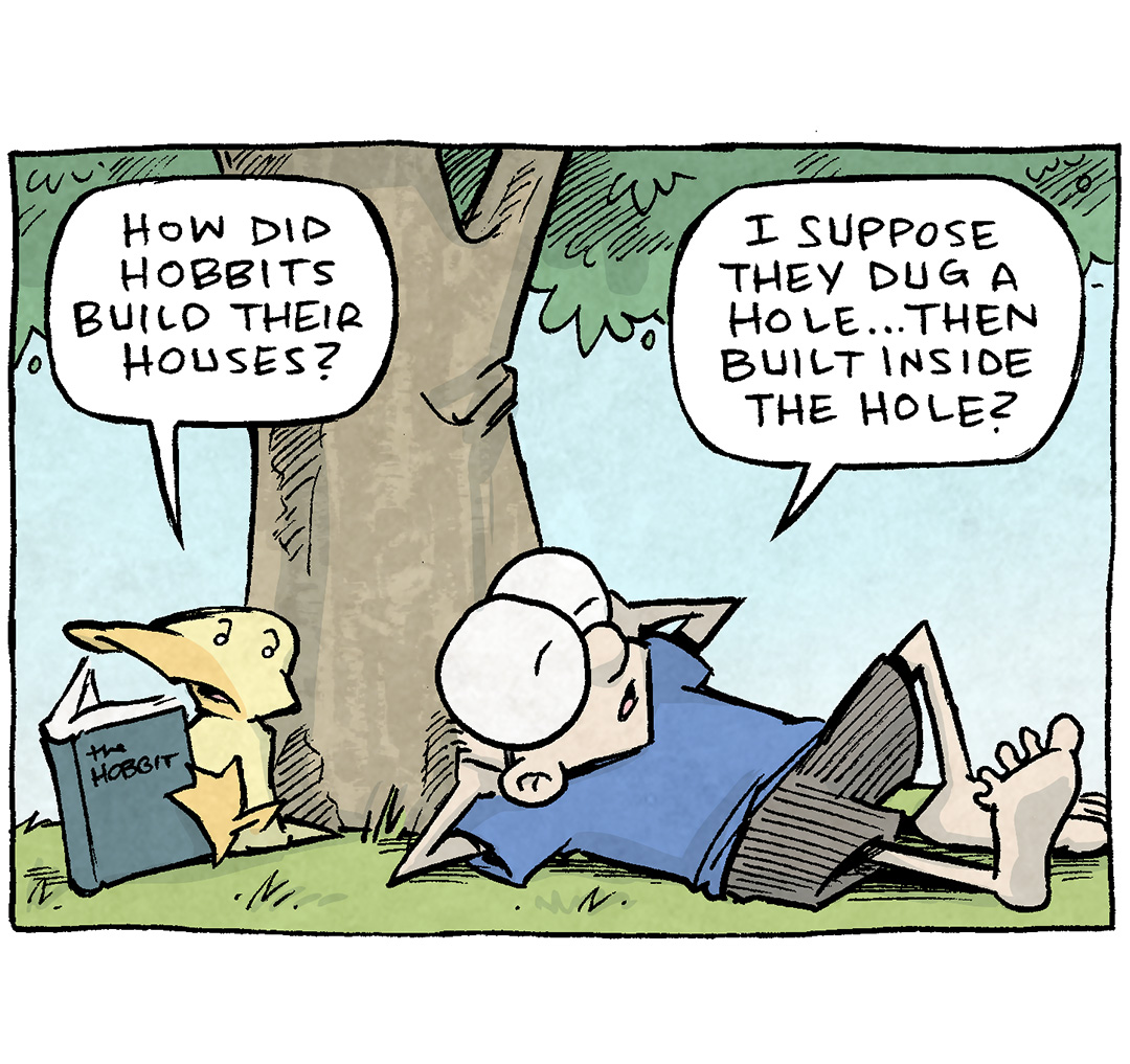 Hobbit Holes revisited - Sheldon® Comic Strip