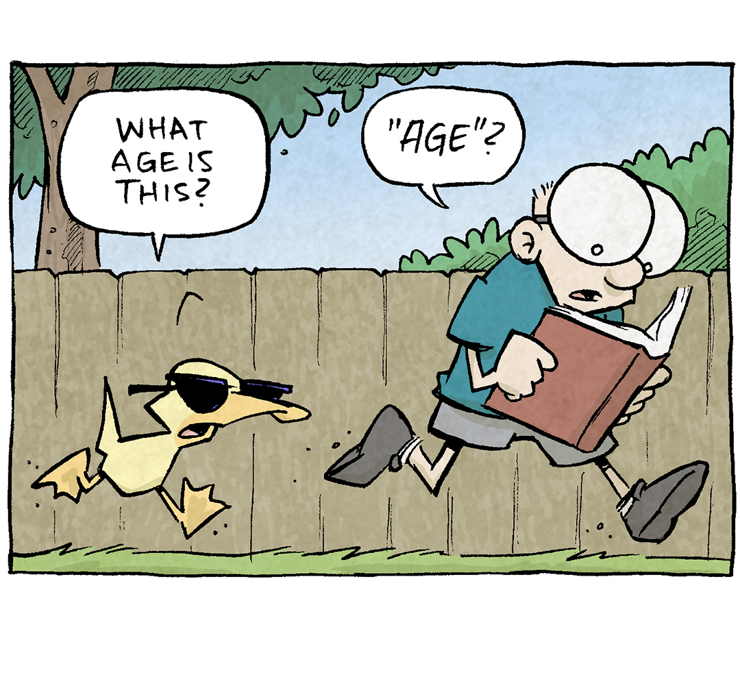 The Current Age - Sheldon® Comic Strip