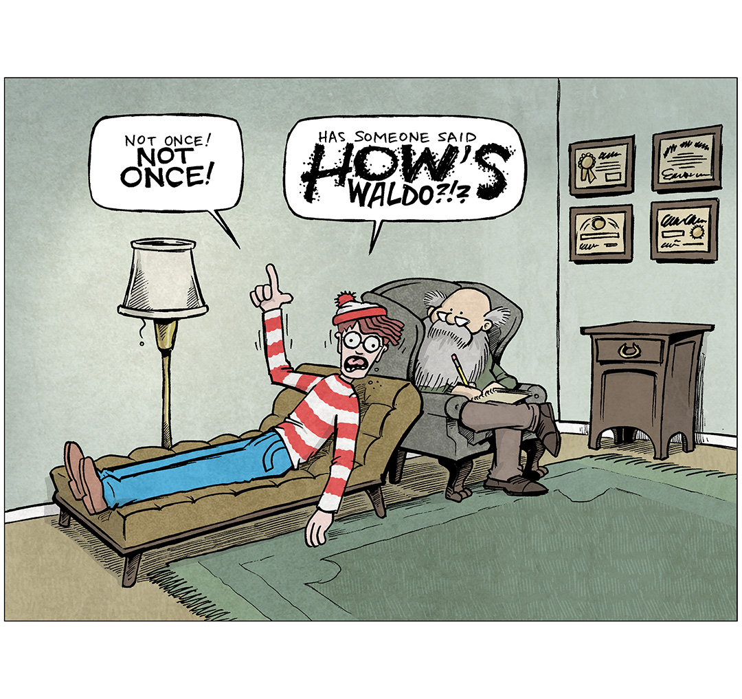 How's Waldo - Sheldon® Comic Strip