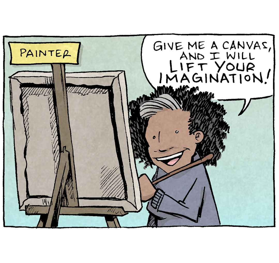 What Artists Do - Sheldon® Comic Strip