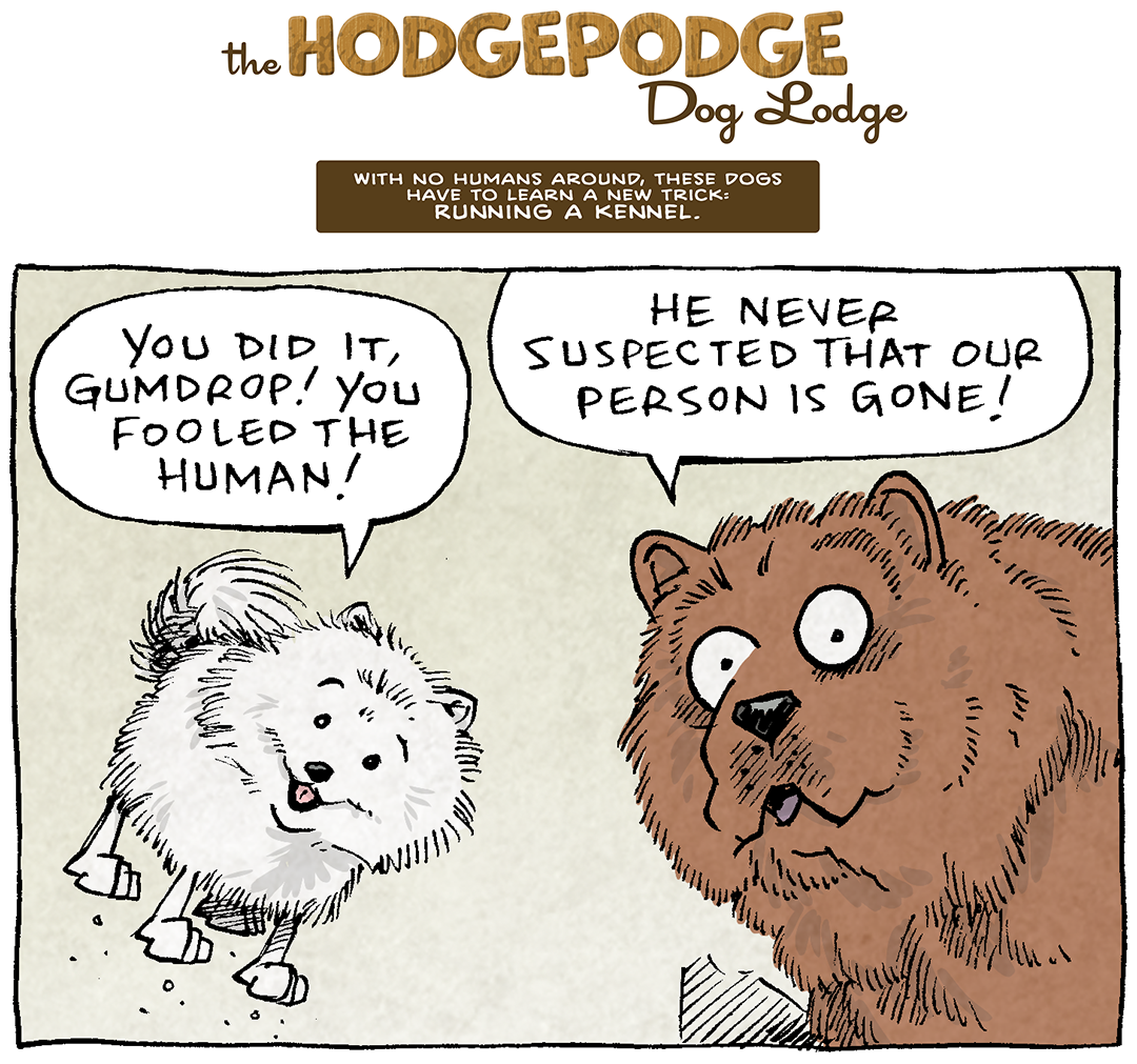 The Hodgepodge Dog Lodge 3 - Sheldon® Comic Strip