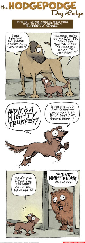 The Hodgepodge Dog Lodge 9 - Sheldon® Comic Strip