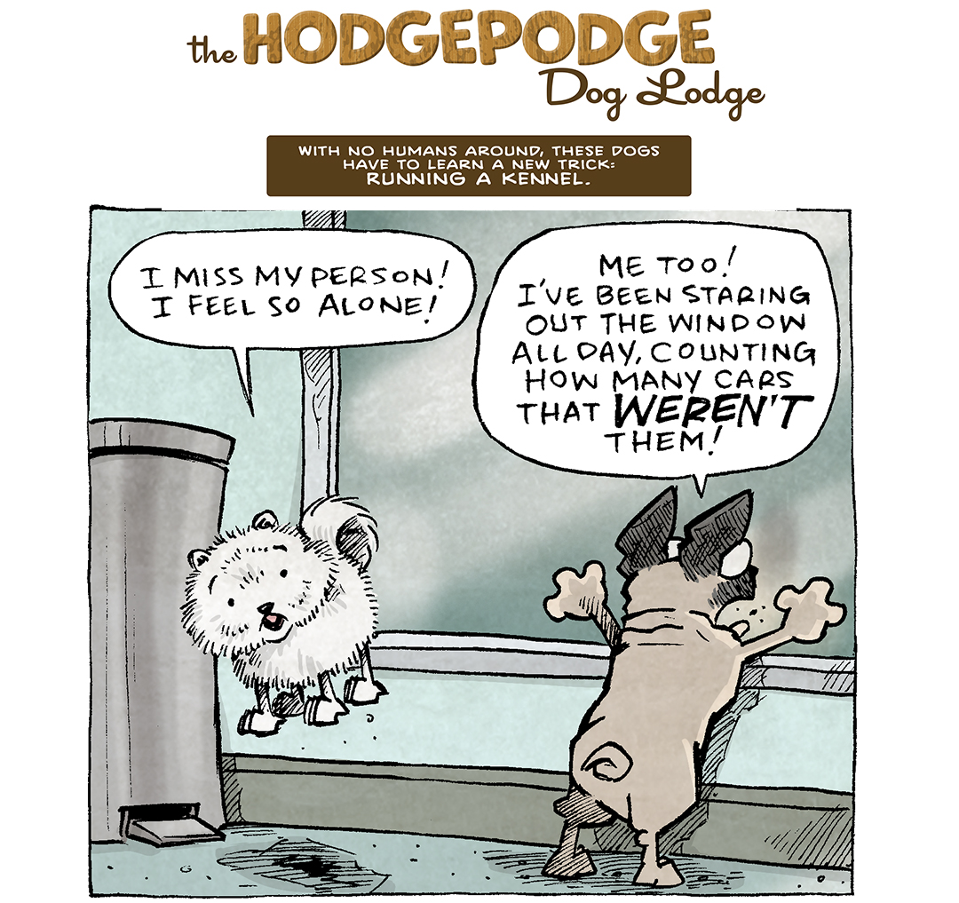 The Hodgepodge Dog Lodge 11 - Sheldon® Comic Strip