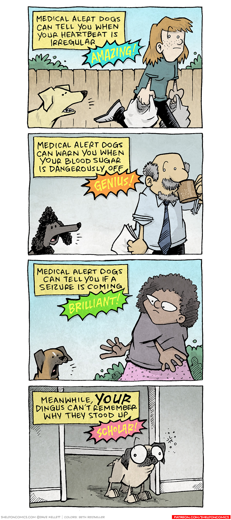 Medical Alert Dogs - Sheldon® Comic Strip