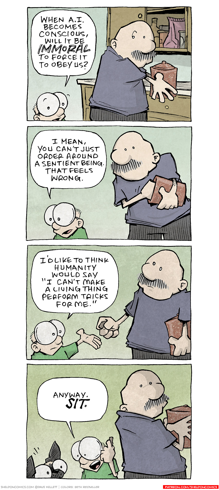 Perform Tricks - Sheldon® Comic Strip