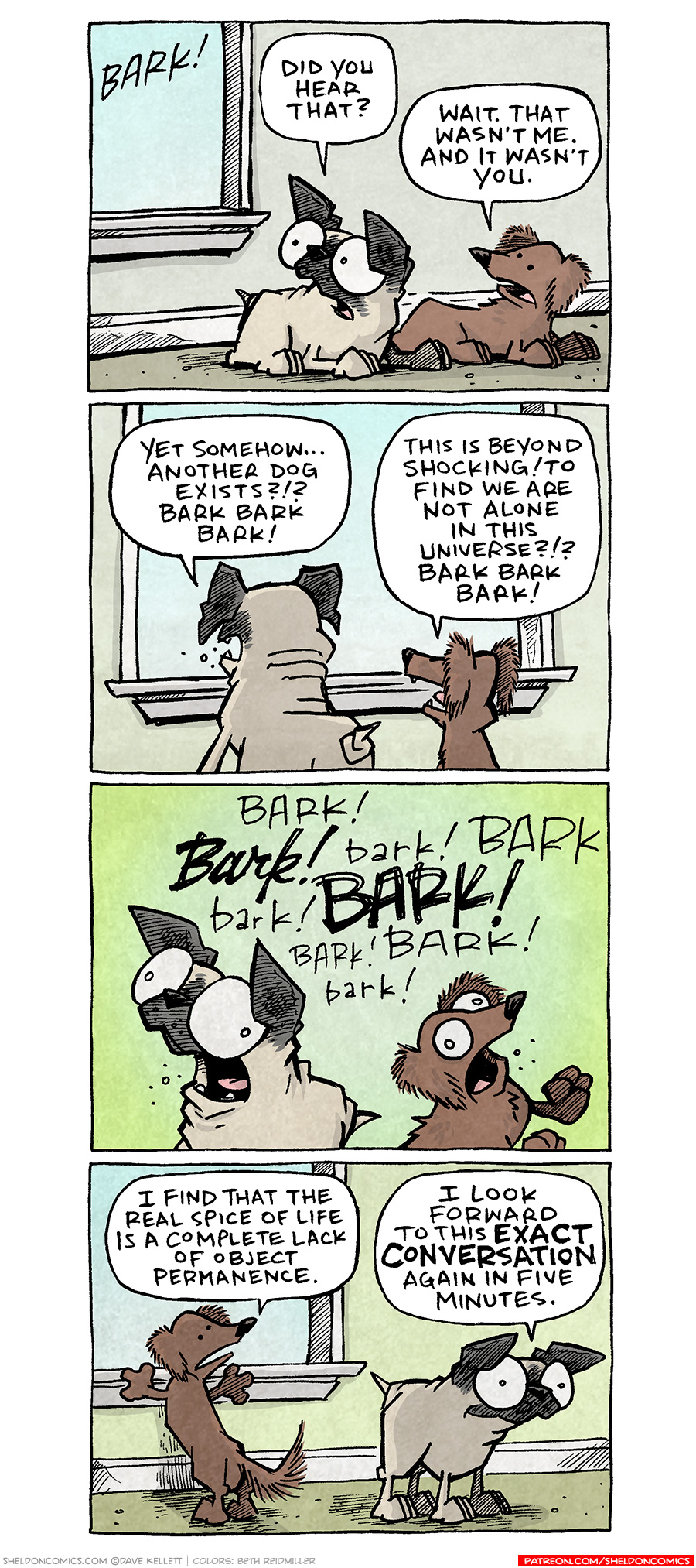 Object Permanence - Sheldon® Comic Strip
