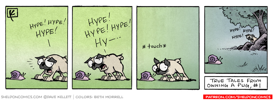 Bad Snail - Sheldon® Comic Strip