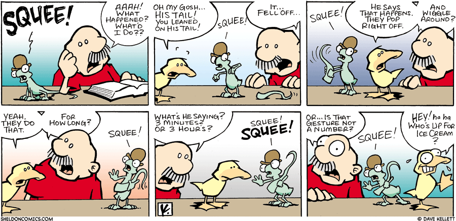 Quick Release - Sheldon® Comic Strip