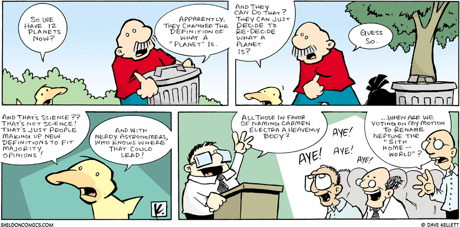 What is a Planet? - Sheldon® Comic Strip