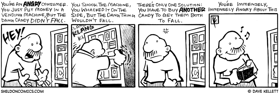 What do you do when your candy doesn't fall out of the machine ...