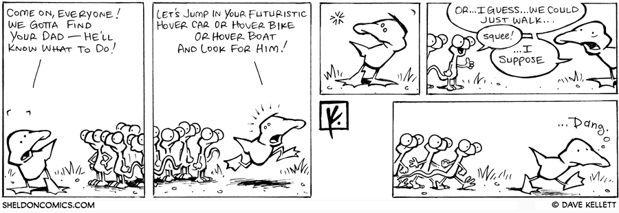 How does Arthur solve this pickle? - Sheldon® Comic Strip