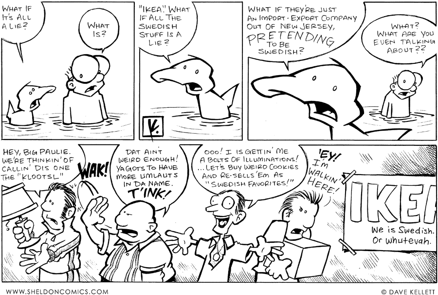 What does Arthur think about Ikea? - Sheldon® Comic Strip