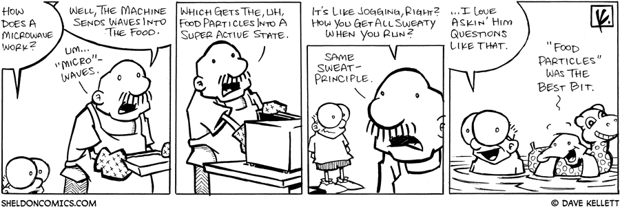 How does a microwave work? - Sheldon® Comic Strip