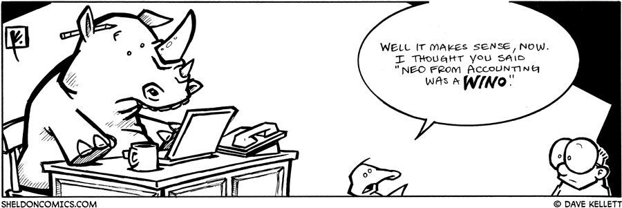 Who is Ned? - Sheldon® Comic Strip