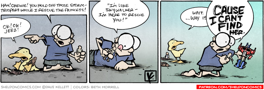 Sheldon and Arthur play... - Sheldon® Comic Strip