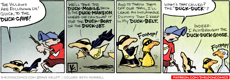What will The Duck do now? - Sheldon® Comic Strip