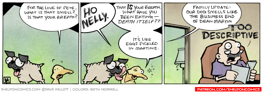 What is that smell? - Sheldon® Comic Strip