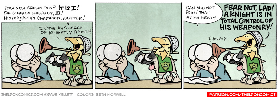 How now, brown cow? - Sheldon® Comic Strip