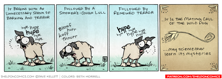 It begins with... - Sheldon® Comic Strip