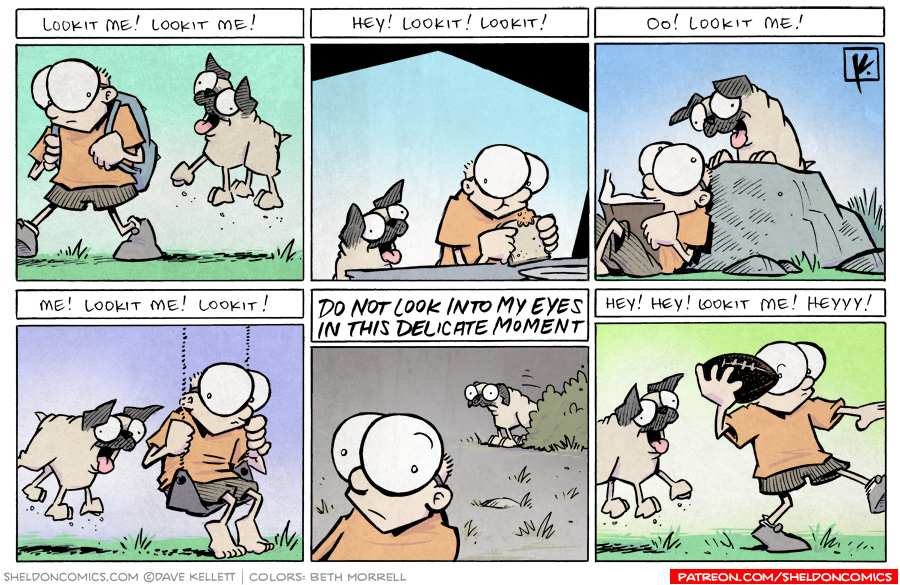 Look at what? - Sheldon® Comic Strip