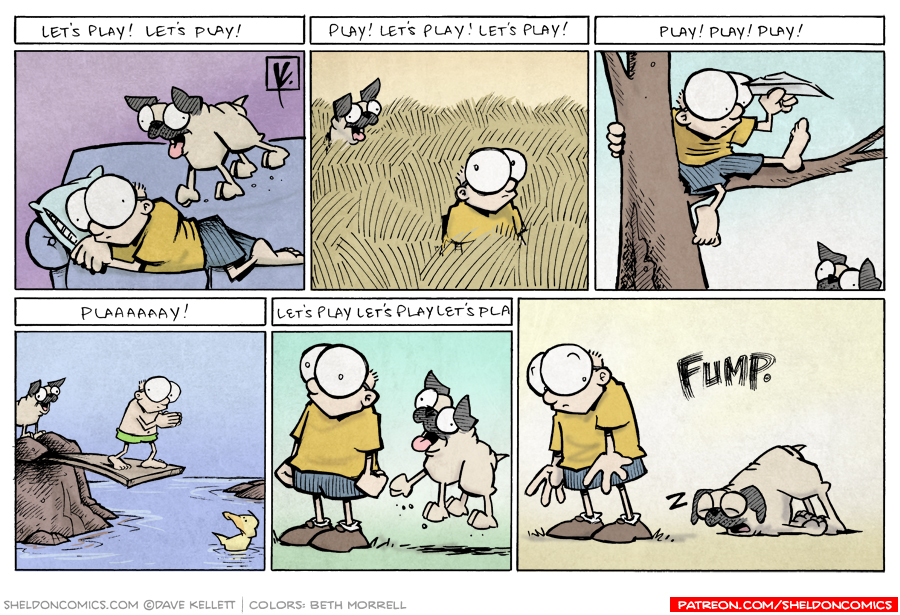 What does Oso want to do? - Sheldon® Comic Strip