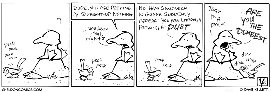 What does Arthur observe? - Sheldon® Comic Strip