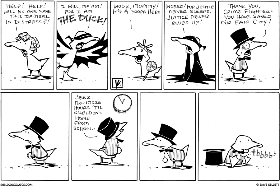 What is Arthur playing? - Sheldon® Comic Strip