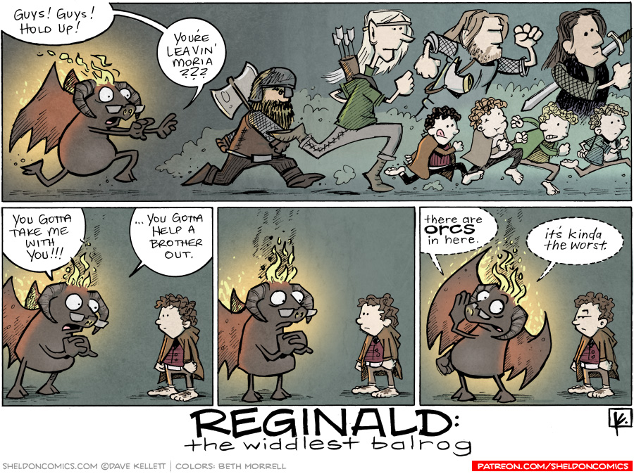 Why are you leaving? - Sheldon® Comic Strip